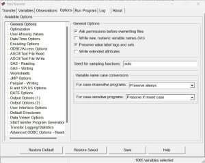 Stat/Transfer 17 - TStat